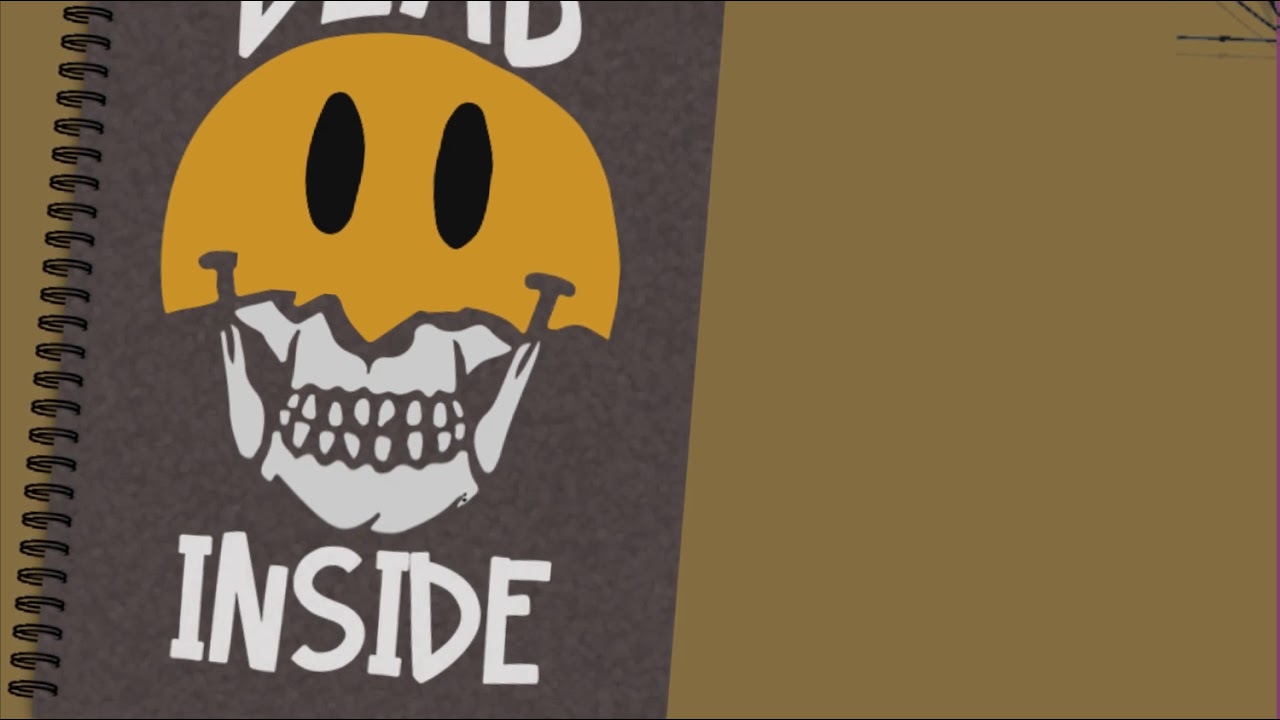 Dead Inside Design Notebook | Customized Notebooks Online | Best ...