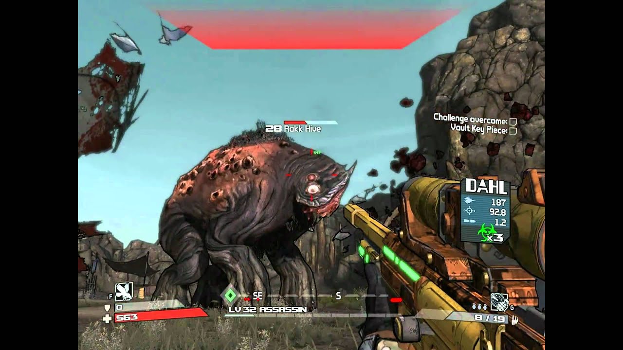 Borderlands - Killing Rakk Hive - YouTube
