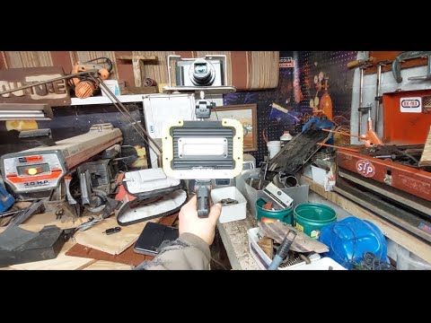 Jerry Rigged Camera With Harbor Freight Braun Light - YouTube