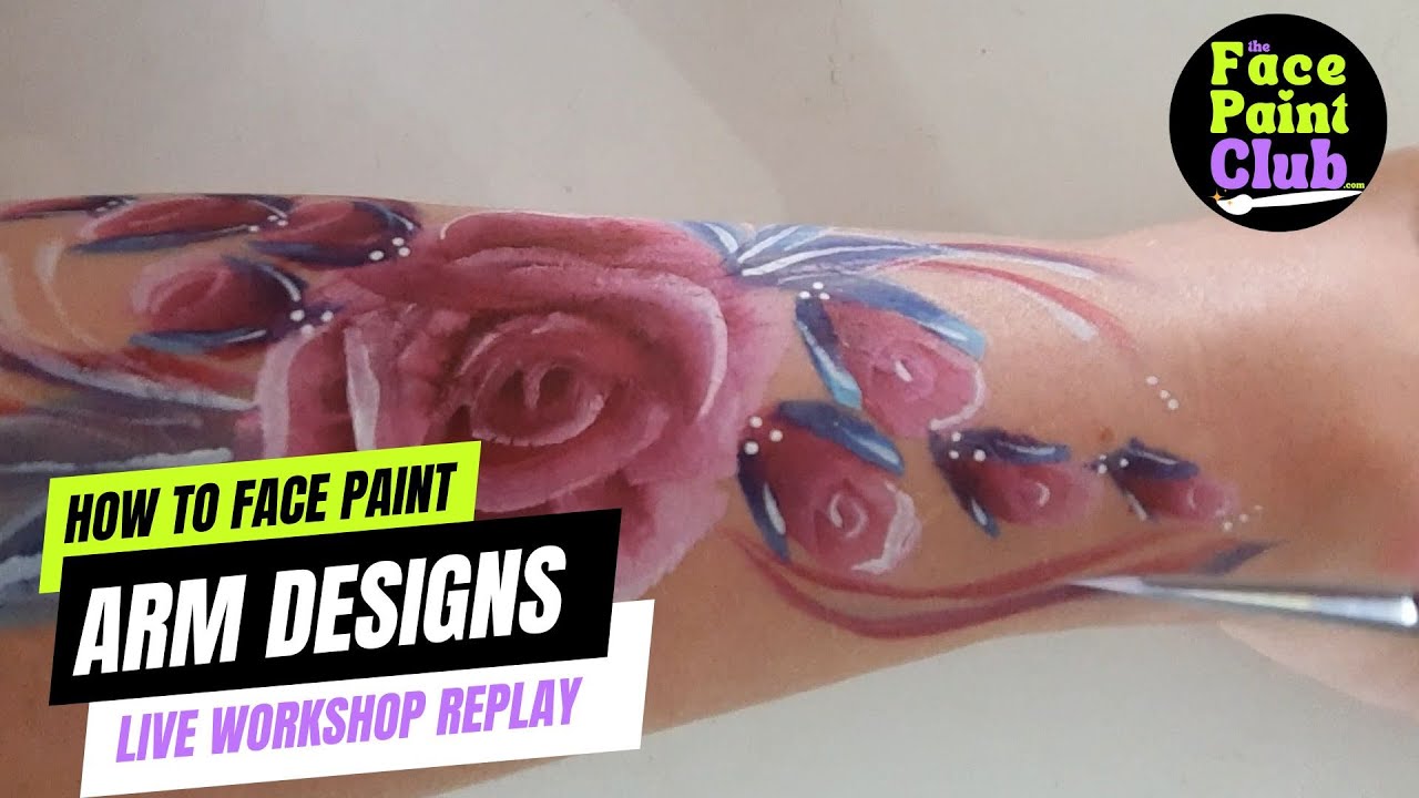 Arm Designs - A Face Paint Masterclass - YouTube