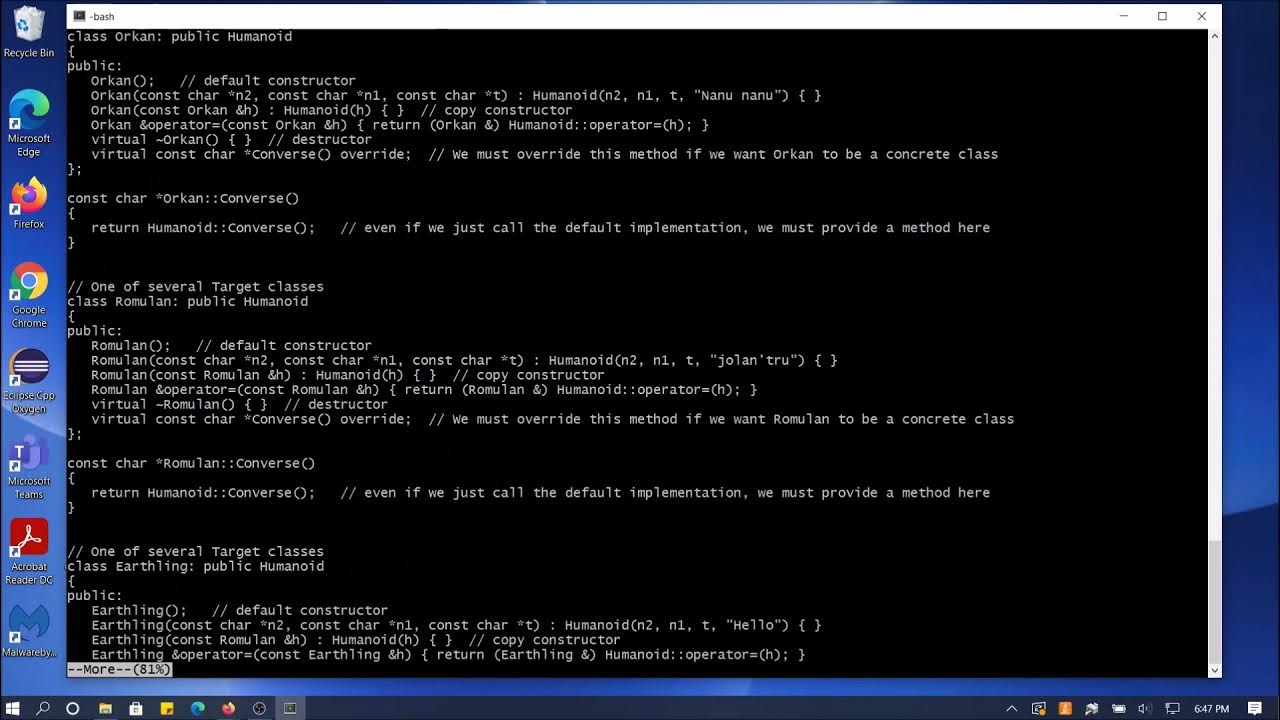 Demystified Object-Oriented Programming with C++ | 18. Applying the Adapter Pattern - YouTube
