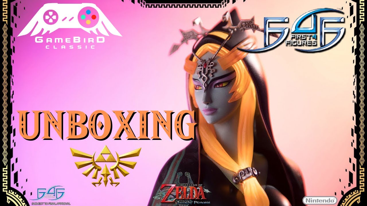 First 4 Figures Twighlight Princess Midna Exclusive Edition unboxing ...