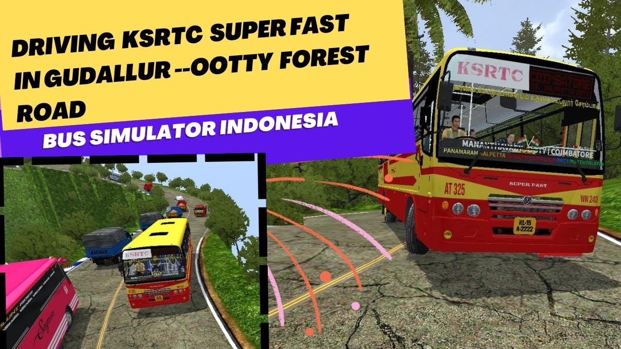 DRIVING KSRTC SUPER FAST BUS😱FOREST ROAD - YouTube