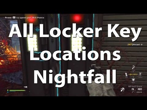All Locker Key Locations: Nightfall (Call of Duty Ghosts) - YouTube