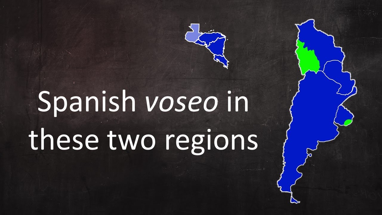 Spanish voseo in Argentina, Uruguay, Paraguay, Eastern Bolivia, and ...
