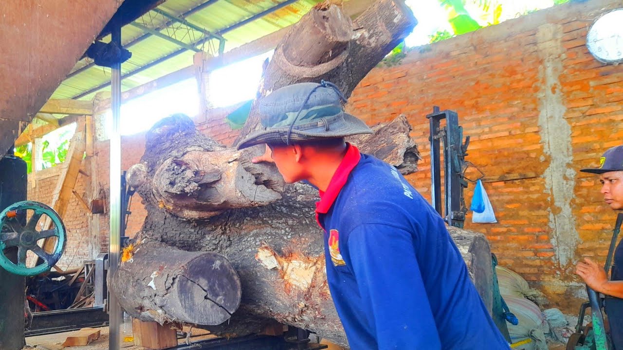 VIRAL ! KAYU SARANG JIN DARI TEMPAT ANGKER DI GERGAJI BEGITU ...