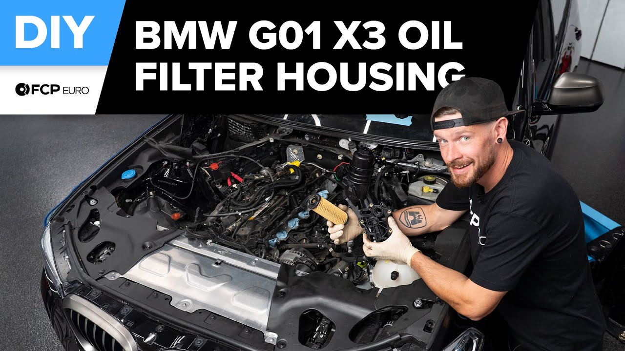 BMW X3 Oil Filter Housing Replacement DIY (2020-2024 BMW G01 X3, G02 X4 ...