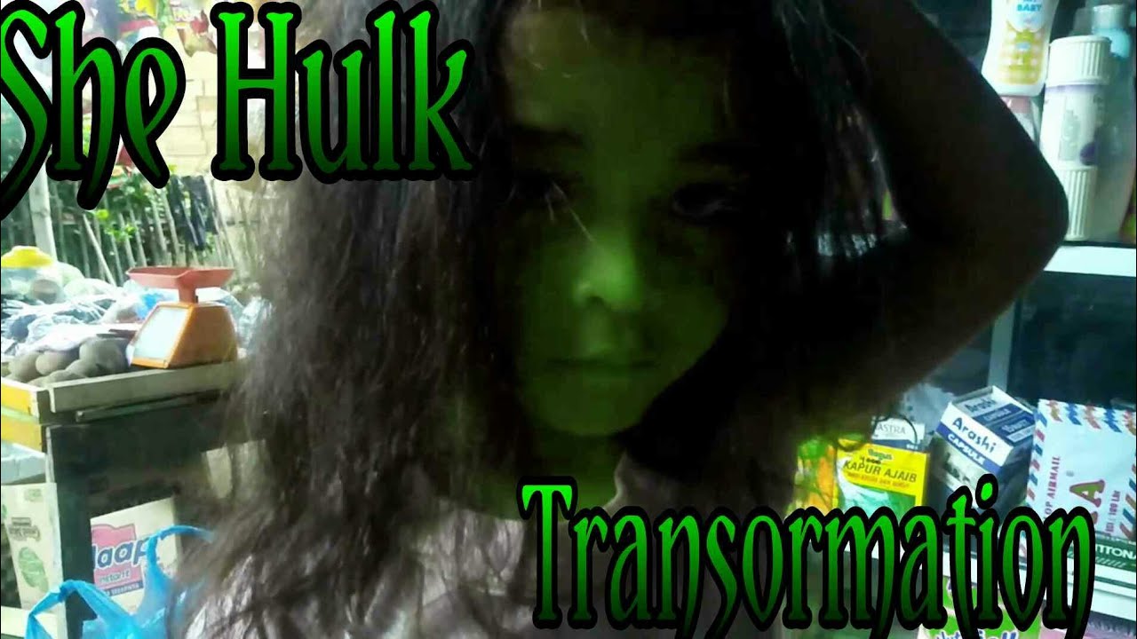 She hulk transformation in real life - YouTube