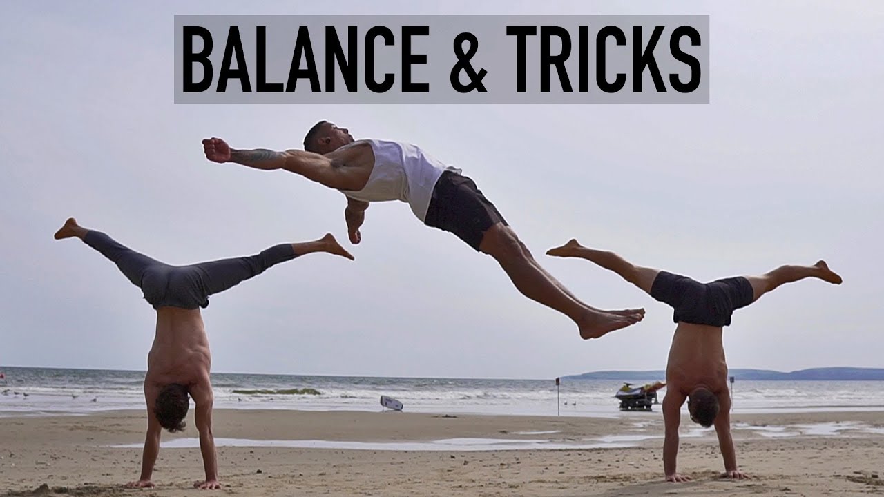 BALANCE & TRICKS BEACH SESSION! (ft Origins Of Vitality + David Tilston ...
