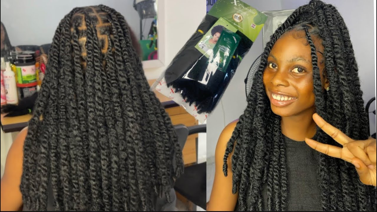 HOW TO MAKE KINKY "COCO" TWIST / COCO TWIST TUTORIAL / LONG LENGHT COCO TWIST - YouTube