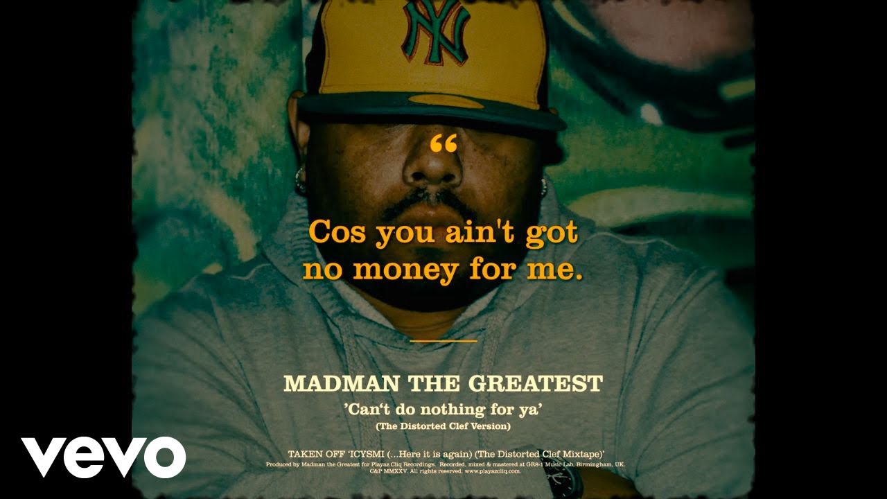 Madman the Greatest - Can't Do Nothing For Ya (Official Lyrics Video ...