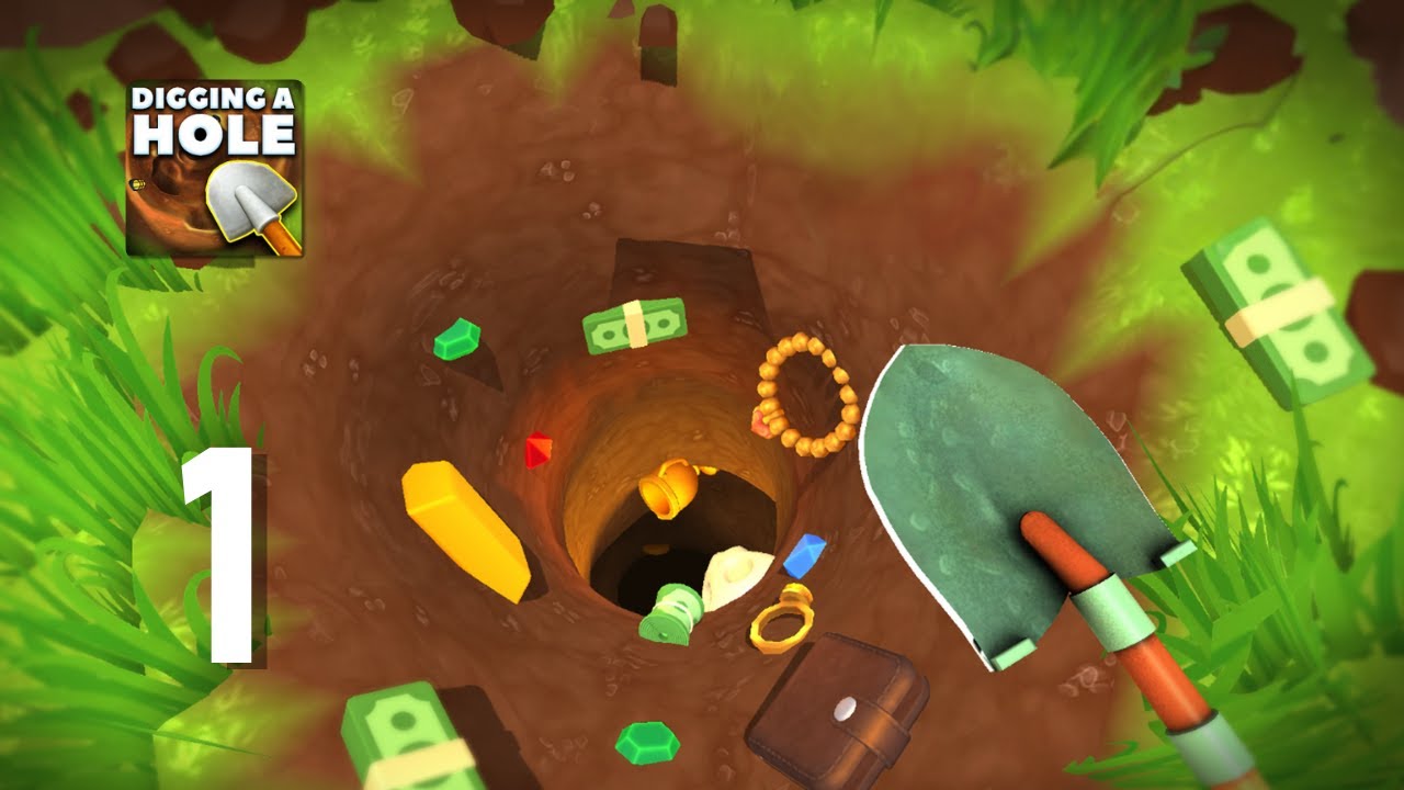 Digging A Hole 3D - Gameplay Walkthrough Part 1 (Android, IOS) - YouTube