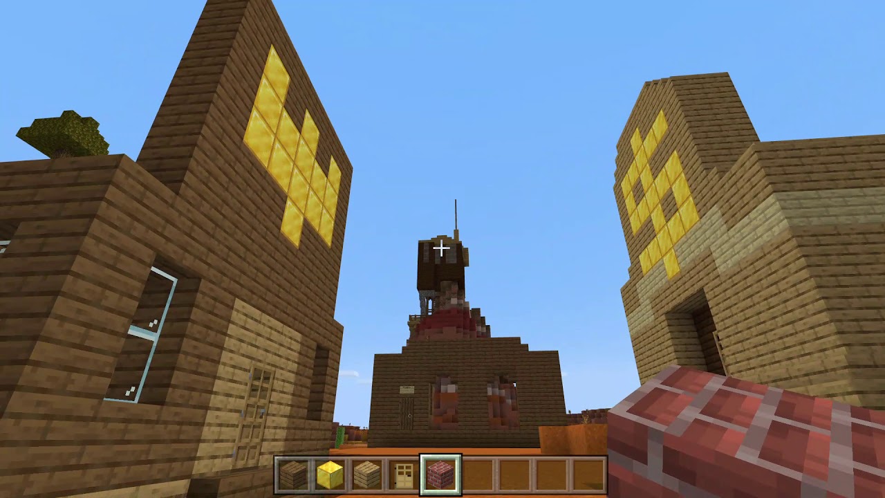 tour of wild west minecraft scene (minecraft creative part one) - YouTube