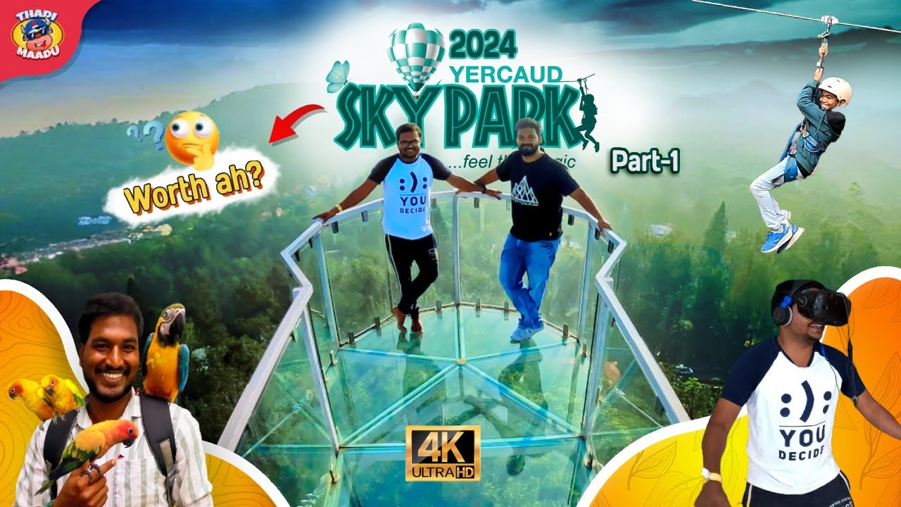 Yercaud Sky Park 2024 Part 1: Adventure, Glass Bridge | Yercaud Tourist Spots - YouTube