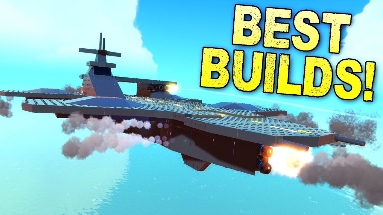 Crazy Auto-Stabilizing Helicarrier, Runner, and MORE! [BEST CREATIONS] - Trailmakers Gameplay ...