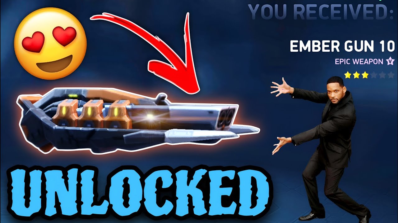 Ember Gun 10 UNLOCKED In Mech Arena 😍 | Hemlock With Ember Gun 10 ...