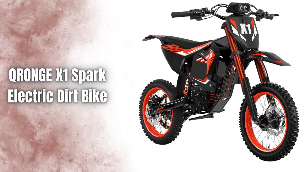 QRONGE X1 Spark Review | 50MPH Electric Dirt Bike Beast! - YouTube
