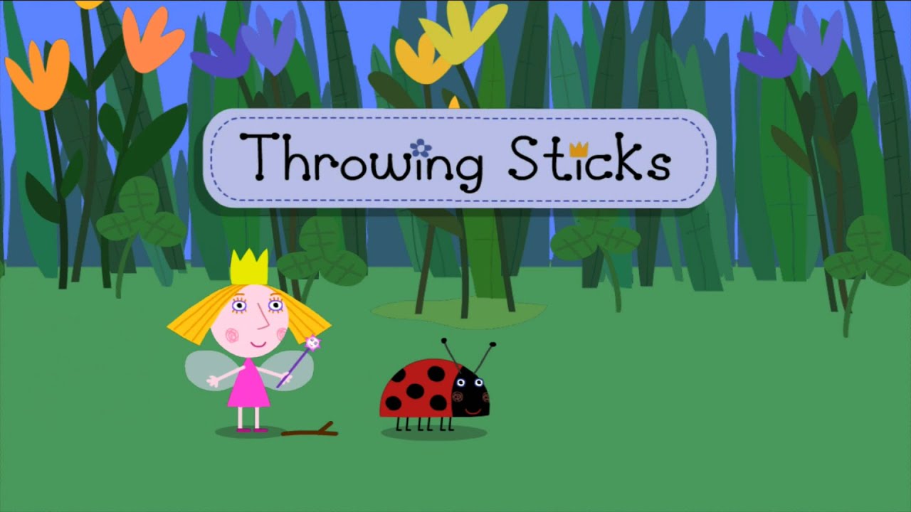 BEN & HOLLY'S LITTLE KINGDOM | Big Star Fun | Thorwing Sticks | Little ...