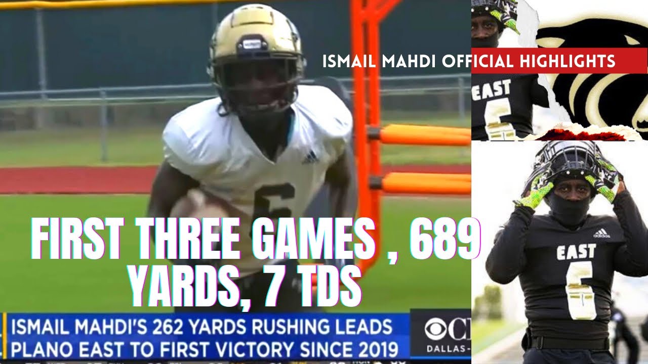 Keeping up with Ismail Mahdi {First Three Games} 🏈3️⃣ Plus interview ...