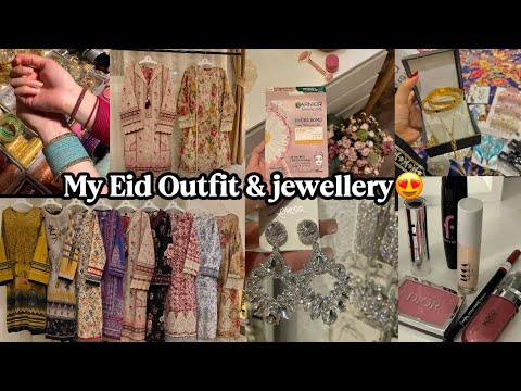 Finally Showing My Eid Dresses, Jewelry & makeup❤️ Pakistani Eid Outfit Ideas🦋Special Dinner Vlog