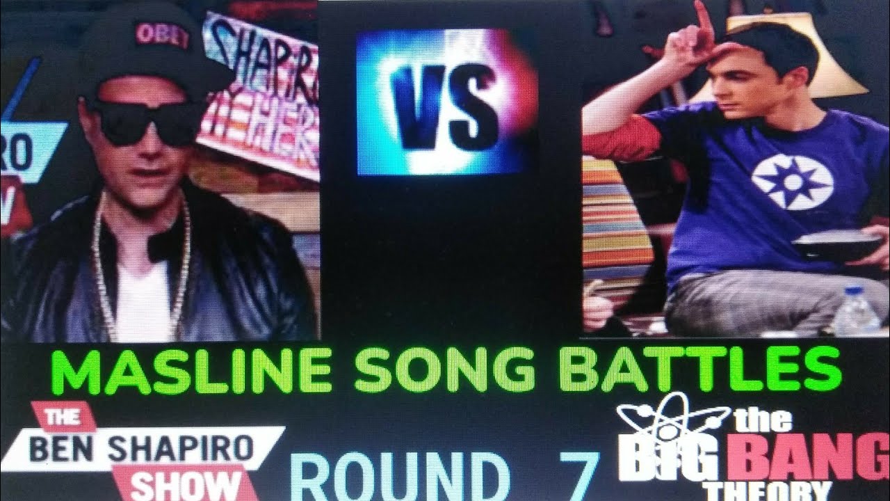Sheldon Cooper VS Ben Shapiro (MASLINE SONG BATTLES) (ROUND 7) - YouTube