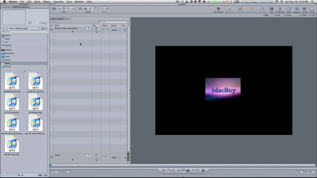 Motion Tutorial - Making Images Bounce To The Beat - YouTube