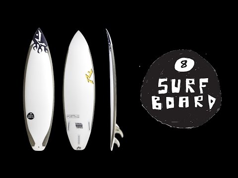 Rusty Model 8 Surfboard - YouTube
