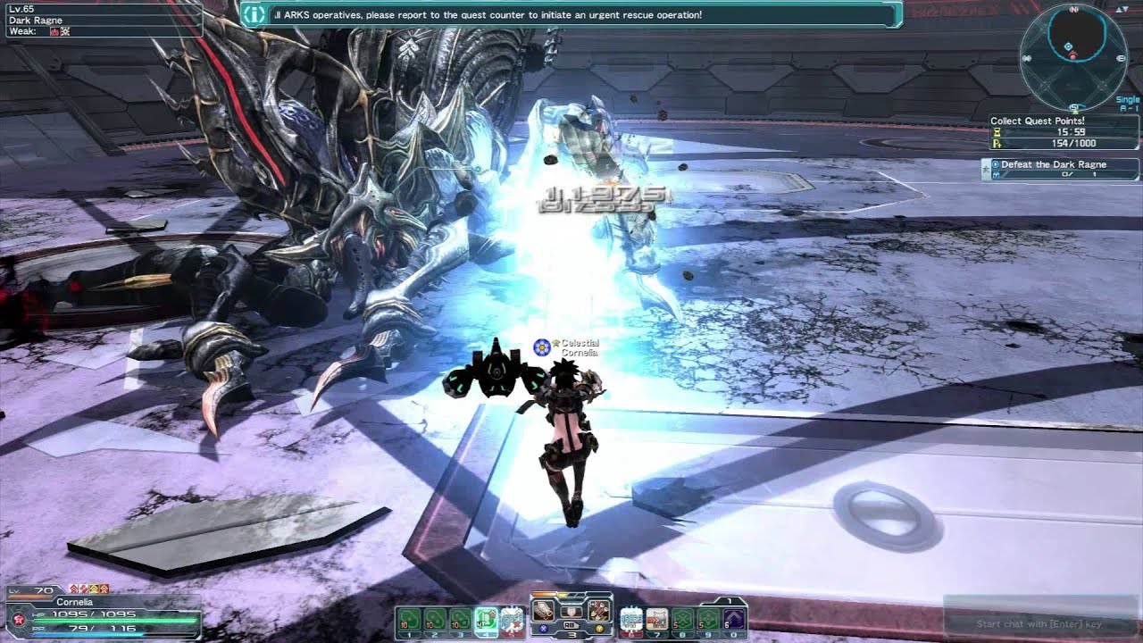 [PSO2 EP3] Dark Ragne Super Hard -- Wired-Lance - YouTube