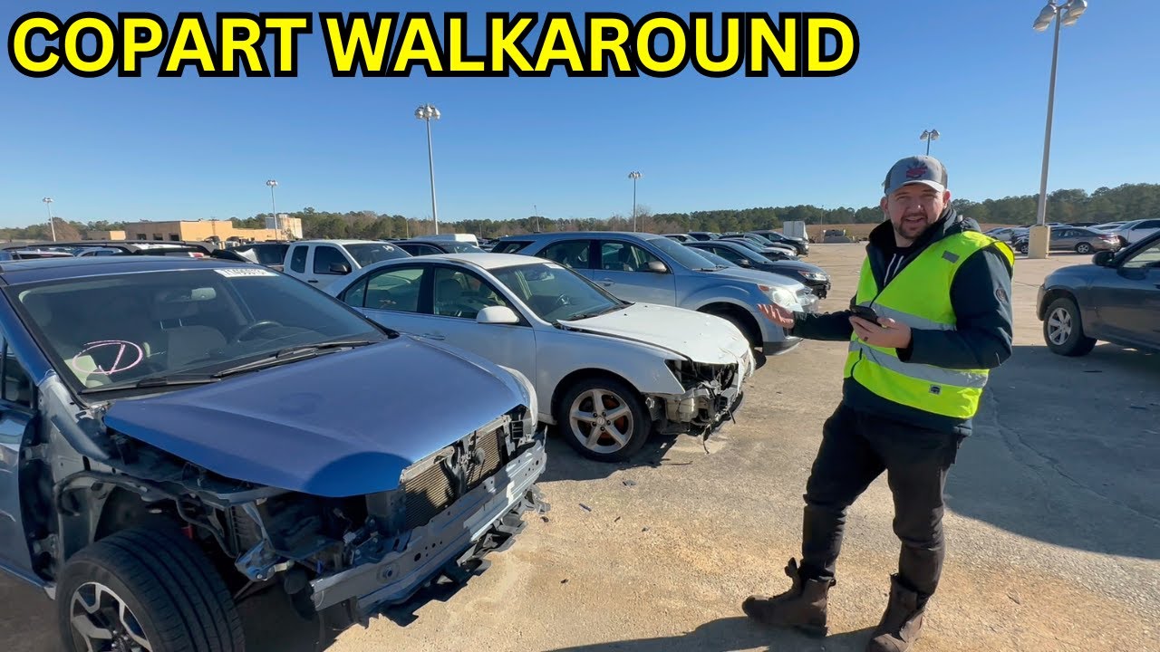 COLUMBIA COPART WALKAROUND INSIDE LOOK TO BIDDING & WINNING - YouTube