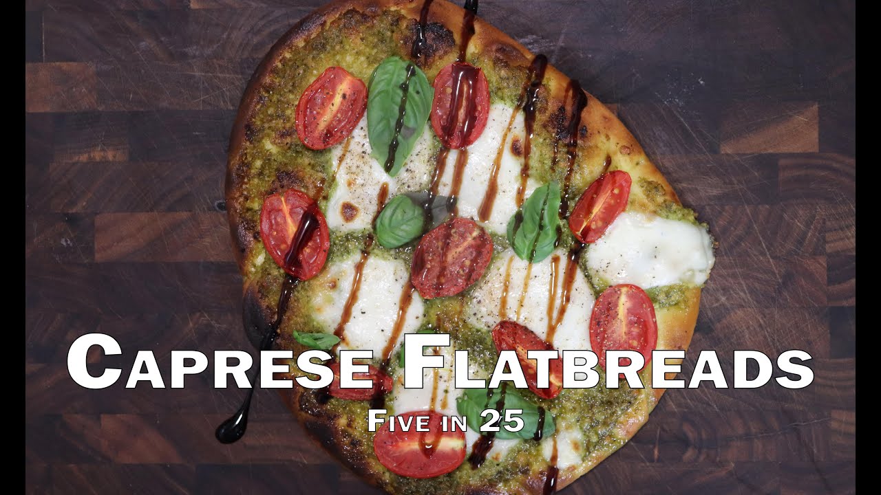 Caprese Flatbreads - YouTube