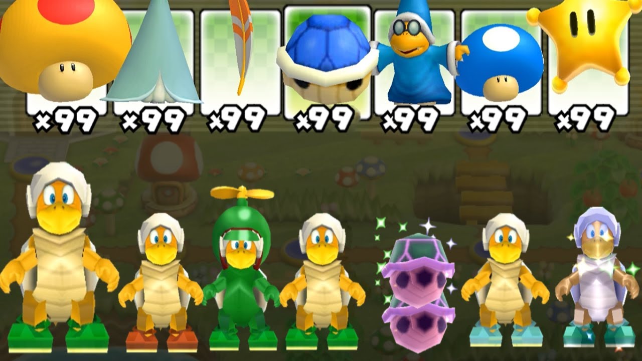 All New DLC Power-Ups in New Super Mario Bros. Wii - YouTube