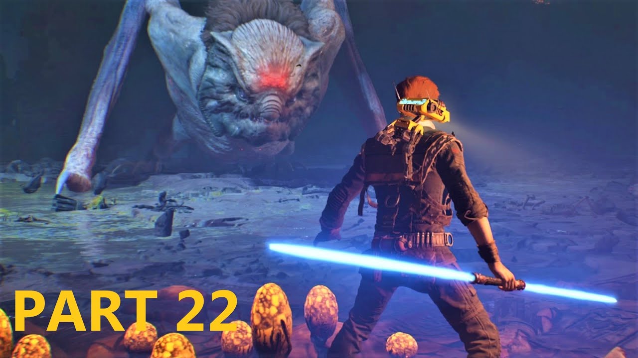 STAR WARS JEDI FALLEN ORDER Gorgara Boss Walkthrough Gameplay Part 22 ...