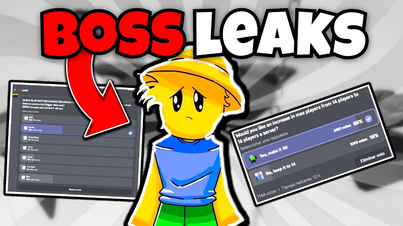 Guide Boss FIGHT LEAKS! + Ui/server upgrade | Roblox Slap Battles ...