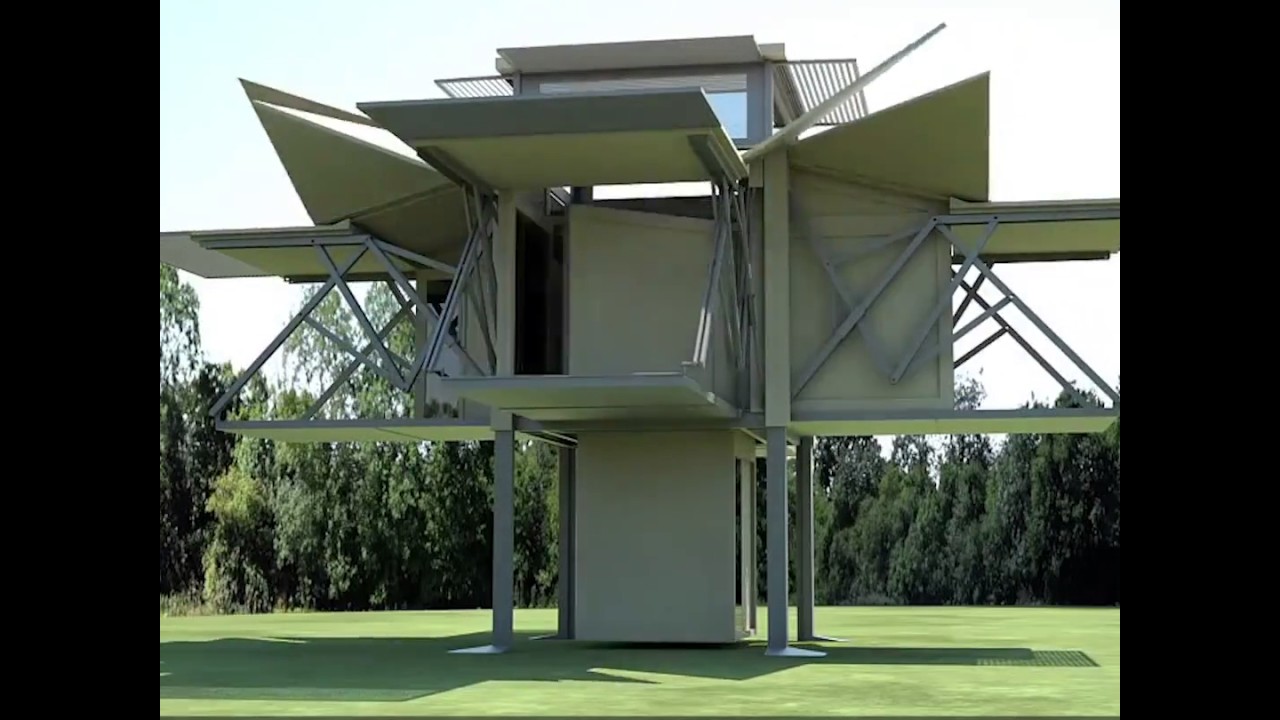 These mobile houses can fold and unfold in just 10 mins - YouTube