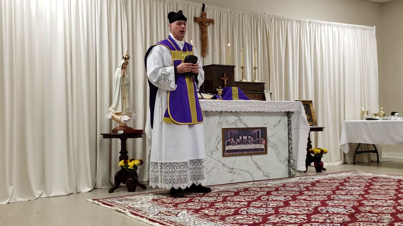 Fr David Hewko Laetare Sunday 2019 (Part 2) in KS - YouTube