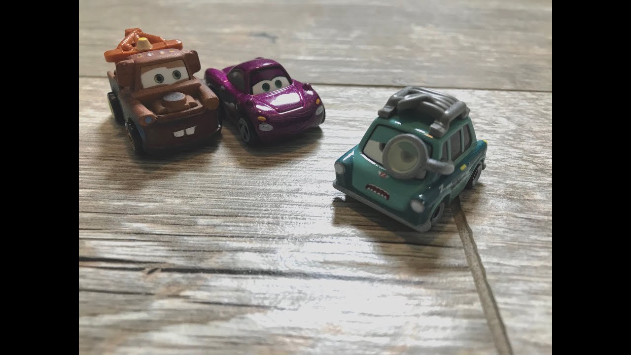 Disney Cars Mini Racers Professor Z. 3-Pack Review (Professor Z, Mater ...