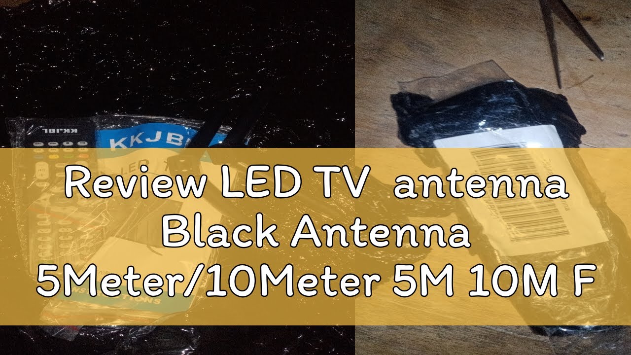 Review LED TV antenna Black Antenna 5Meter/10Meter 5M 10M For TV Set ...