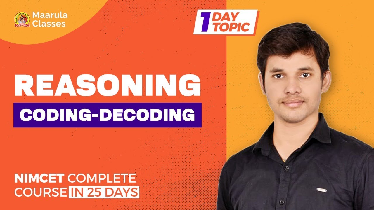 Coding-Decoding | Complete topic in One Class | NIMCET Complete Course ...