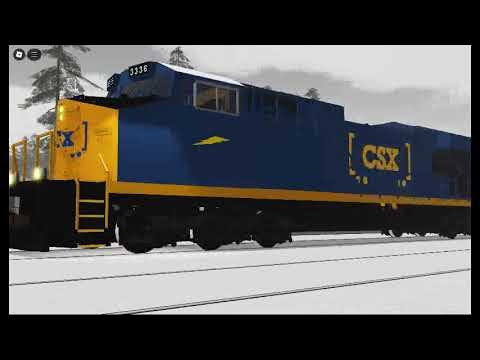 ROBLOX Railfanning at Folkston, GA S46E50: CSX Manifest Train - YouTube