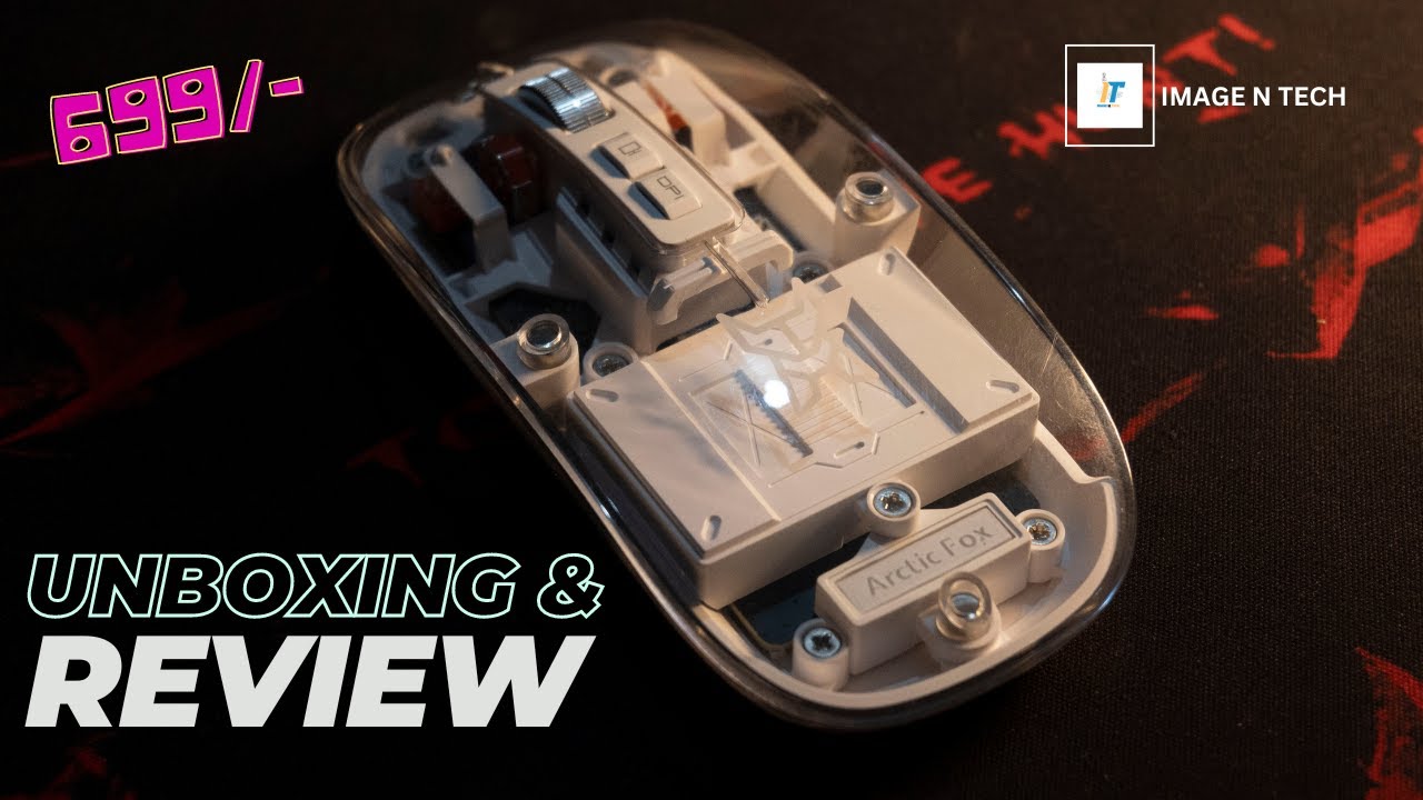 Arctic Fox Pureview Transparent Mouse | Slimest And Coolest 3 in 1 ...