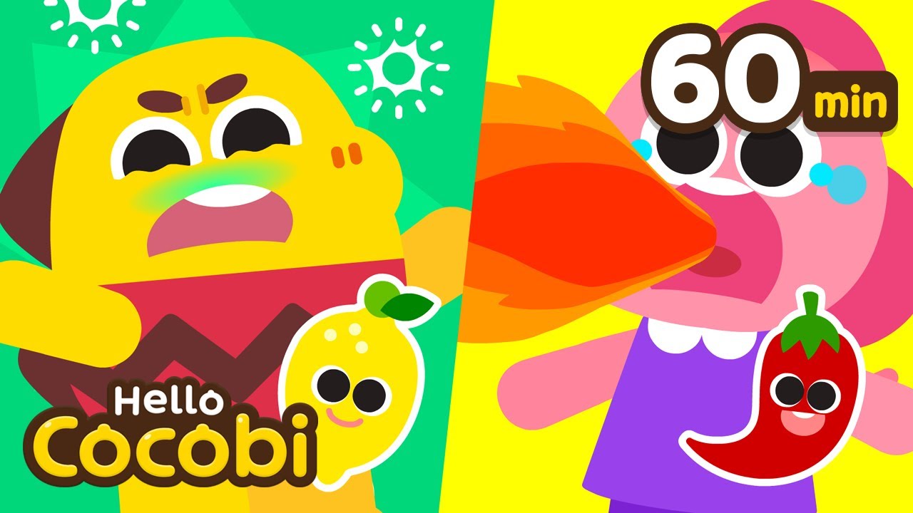 The Taste Song🤪🌶️and More! | Compilation | Colorful Fruits, Rainbow Ice ...