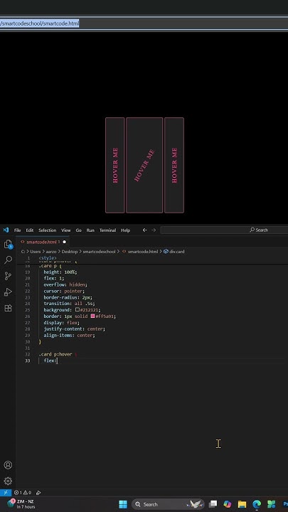 Image Hover Effect Using CSS | Cool CSS Hover Animation Tutorial #coding #html #css - YouTube