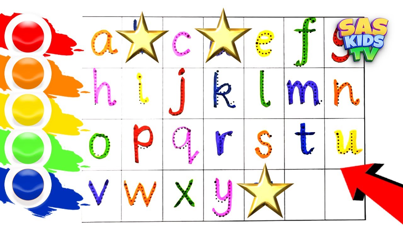 ABC learn alphabets abc song phonics a se anar english nursery | 123 ...
