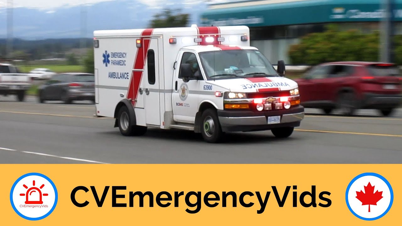 BC Ambulance - Ambulances Responding Code 3 in the Comox Valley - YouTube