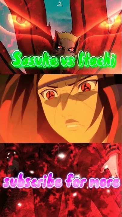 Sasuke Vs Itachi Youtube