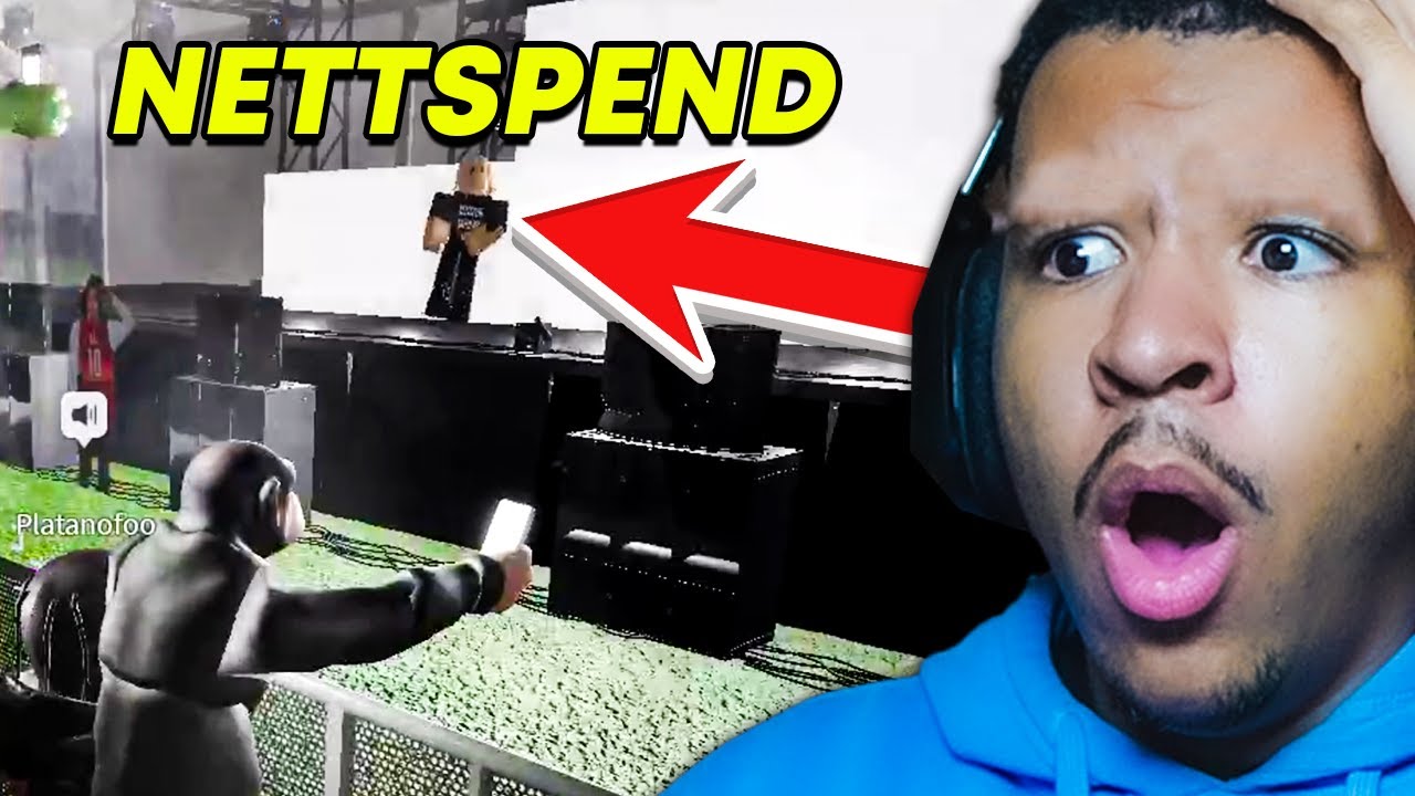 I Met NETTSPEND at a ROBLOX Concert... (Roblox Rolling Loud) - YouTube