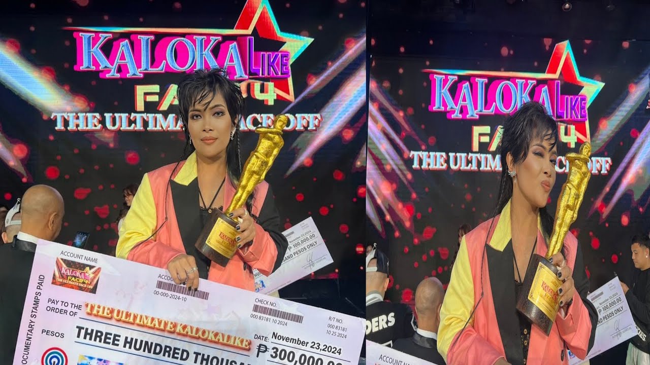 'KZ Tandingan' impersonator Vyan Dela Cruz wins as Kalokalike in It's ...