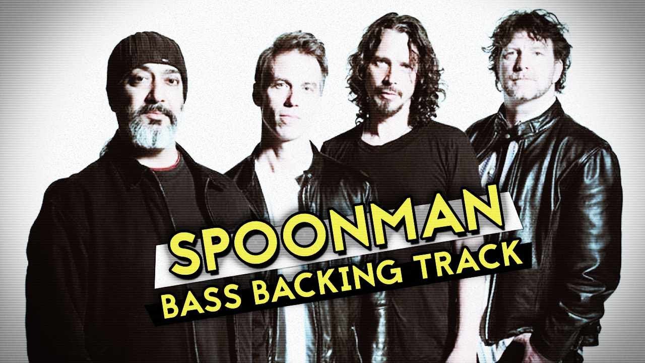Soundgarden - Spoonman (Bass Backing Track w/ tab on screen) - YouTube