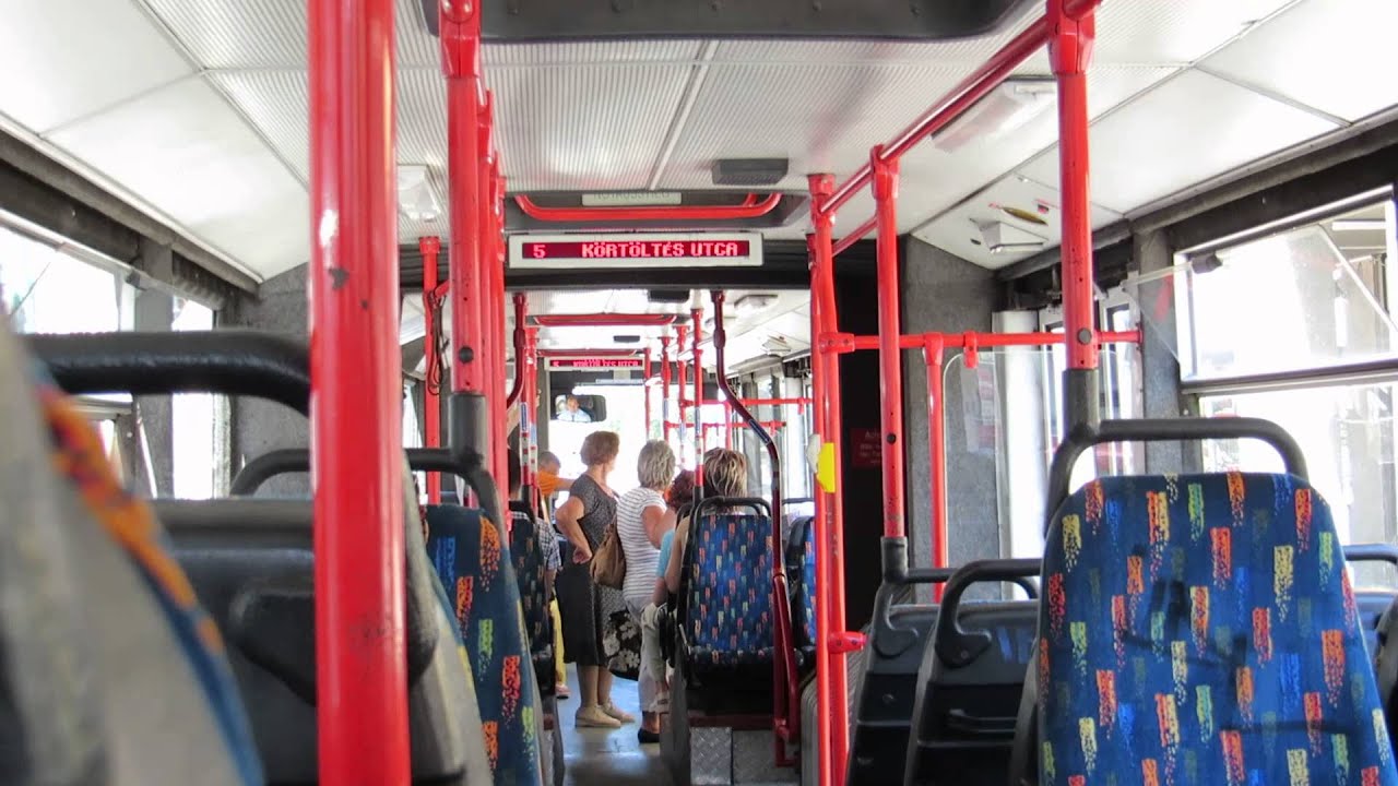 Riding a former Wuppertal Ikarus 417 bus in Szeged [1080p] - YouTube