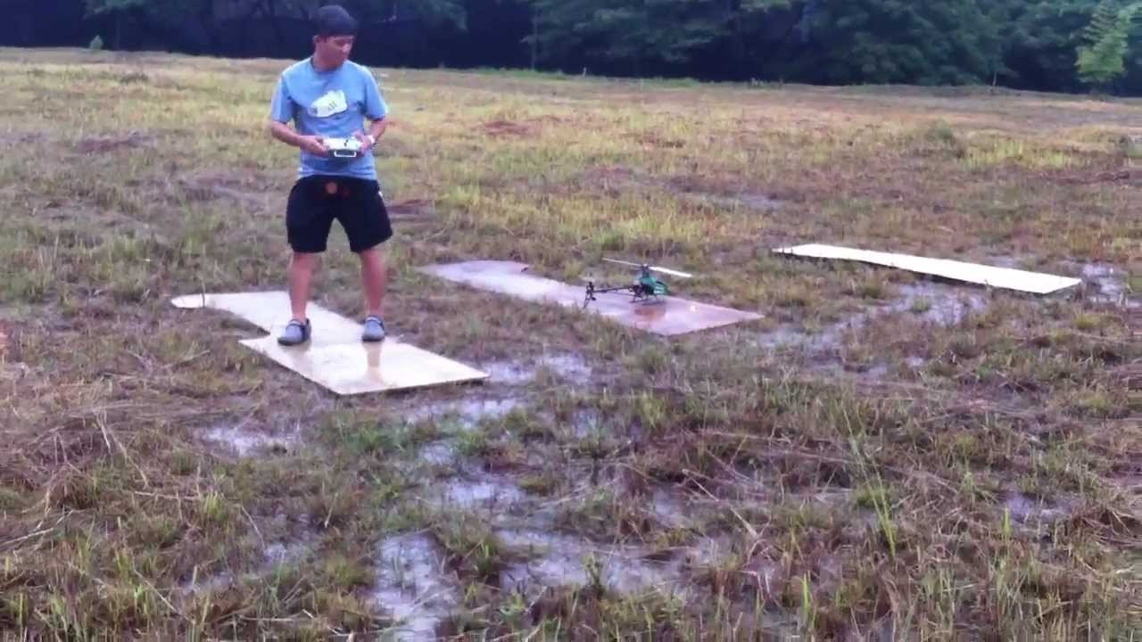 Esky 700D 450 inverted 3d - YouTube